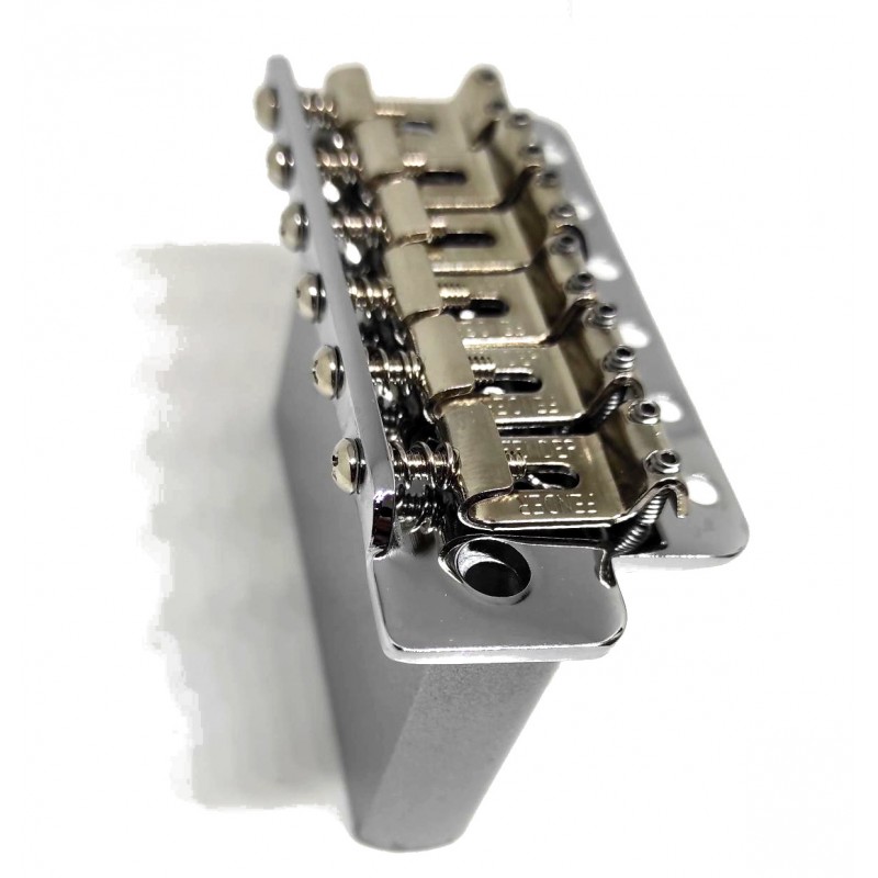 Fender® Vintage style strat bridge assembly Nickel 005-4619-000