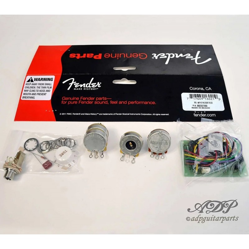 Fender Mid Boost Kit 25DB Eric Clapton TBX Control Pot Wiring Diagram ...