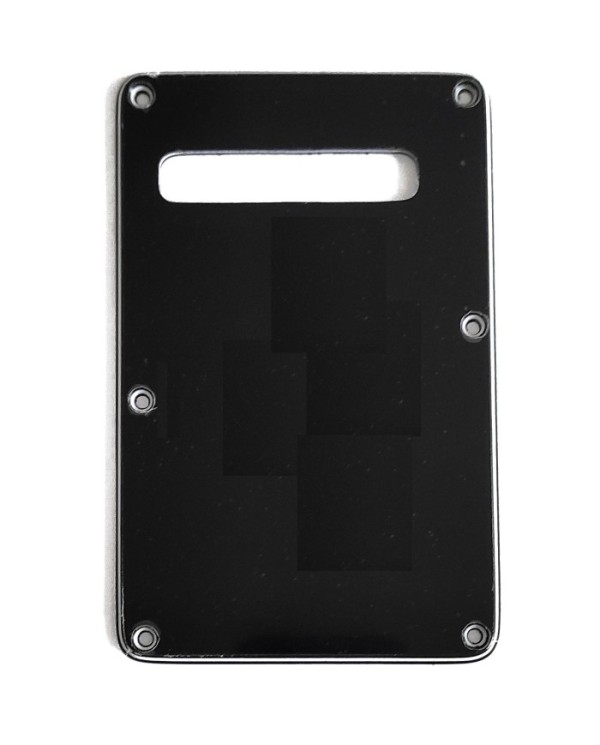 Modern Stratocaster Tremolo back plate Black 3 ply