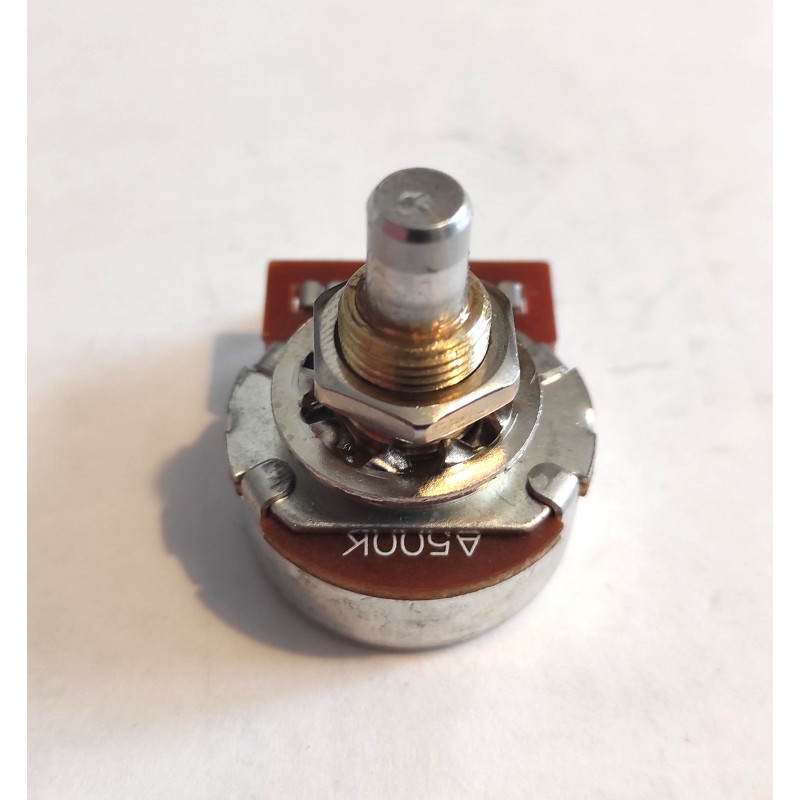 US size Solid shaft 500K audio (Log) Pot by Alpha