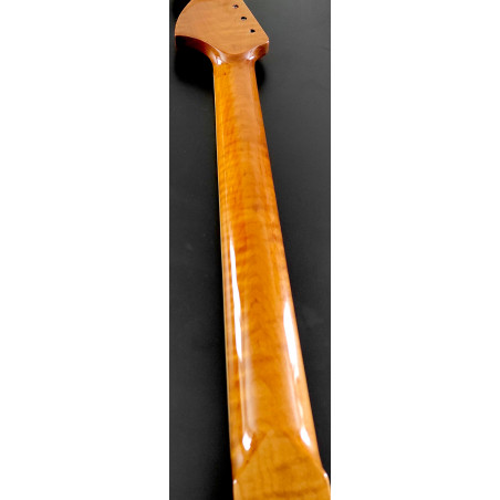 Manche Jazzmaster en érable flammé torréfié, touche palissandre et ...