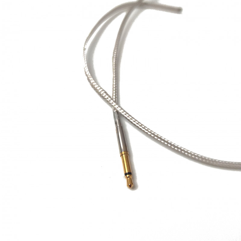 ultra thin Silver Piezo transducer, gold plug