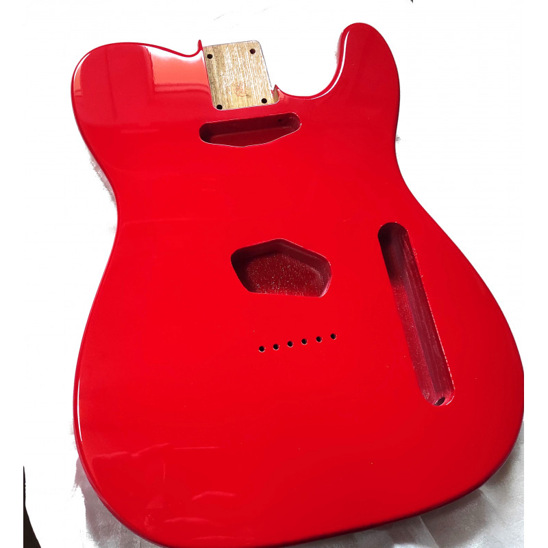 Fiesta red 3 pieces Alder Body Telecaster style