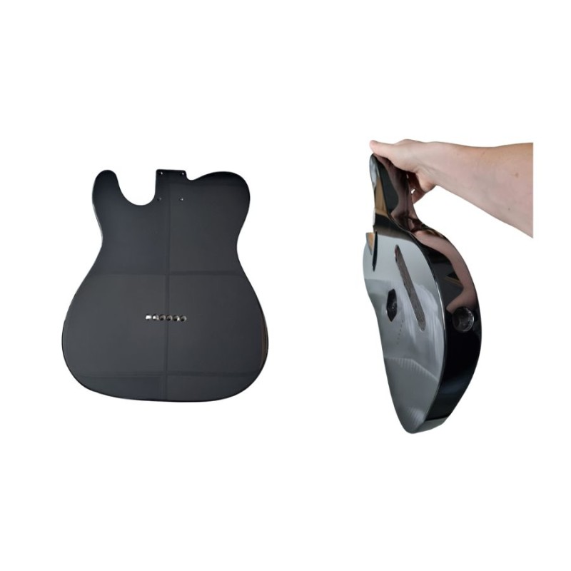 Black Telecaster body, gloss varnish