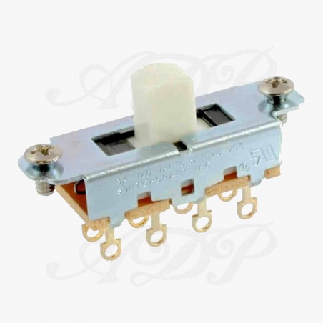 Switchcraft On-Off-On Slide Switch 3 way for Fender Mustang Duosonic White