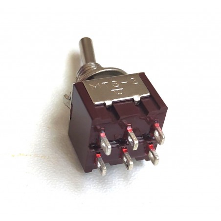 Mini Togle Switch chrome 2 positions On-On EP4181-010