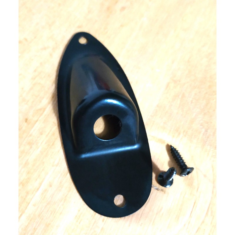 Cuvette Jack Black pour Stratocaster + 2 vis