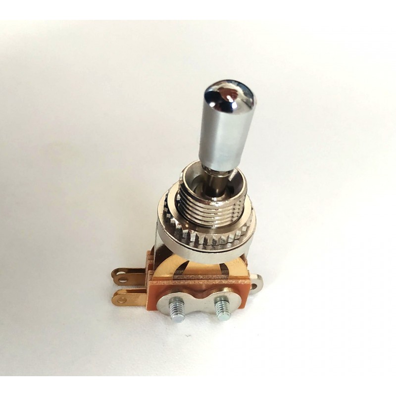 Chrome Metal Toggle Switch cap (Inch size)