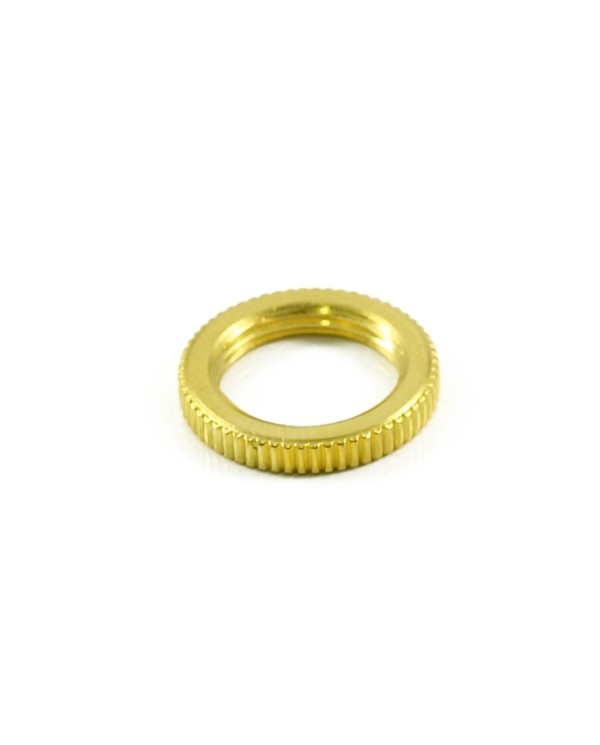 US size Gold Switchcraft Knurled Nut For Toggle Switch