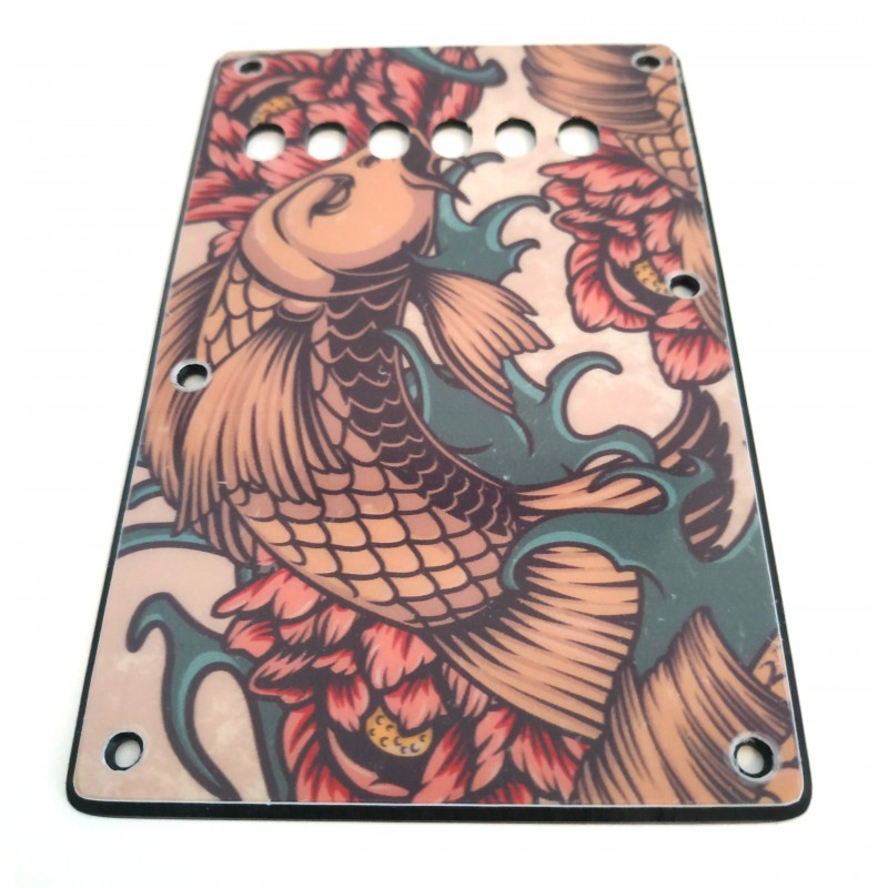 WD Custom Koï Tattoo Graphic Vintage Style Backplate For Fender ...