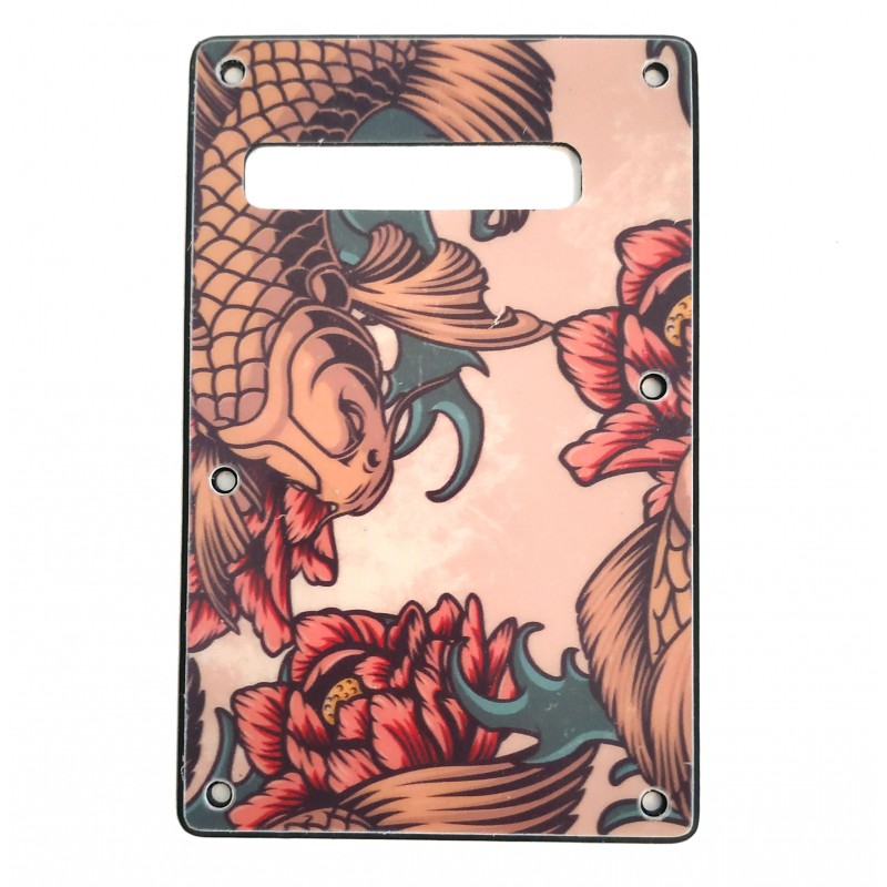 Koï Tattoo pickguard Moderne set for Fender Stratocaster 11 holes